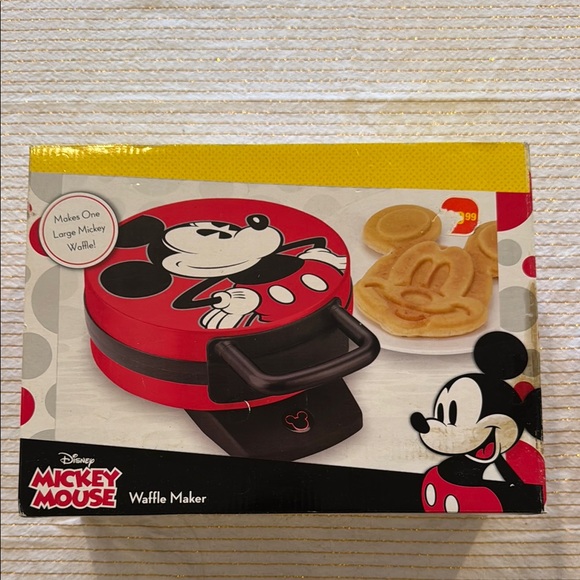 Disney | Kitchen | Disney Mickey Mouse Red Waffle Maker | Poshmark